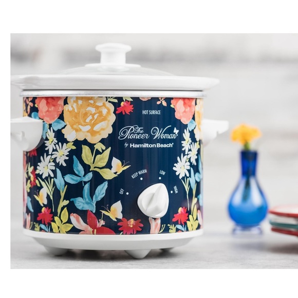 The Pioneer Woman | Kitchen | The Pioneer Woman Slow Cooker 5 Quart ...